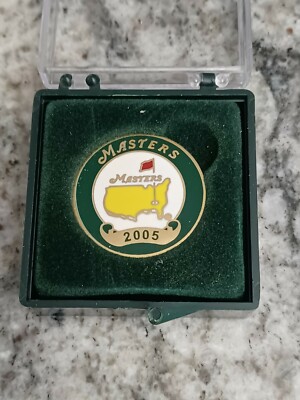 2005 Masters Tournament Golf Ball Marker --AUGUSTA GEORGIA** AUTHENTIC ...
