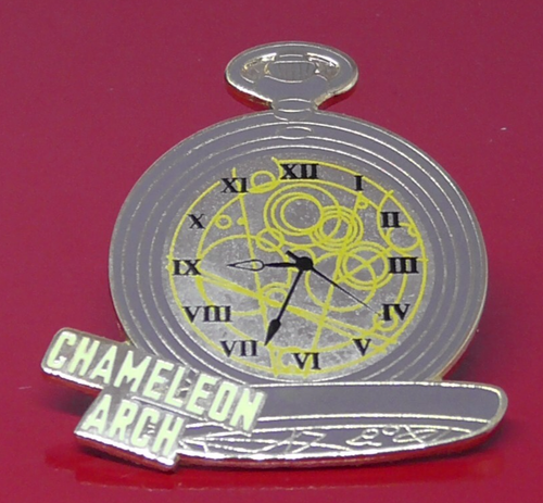 Danbury Mint Doctor Who Enamel Pin Badge Chameleon Arch BBC | eBay