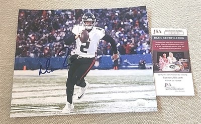 MATT RYAN SIGNED 8X10 PHOTO ATLANTA FALCONS JSA AUTHENTICATED #CB76725 ...