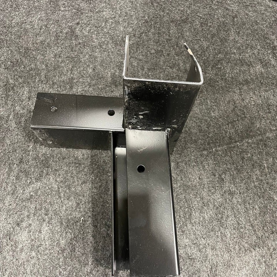 HME HME-PB-4PK Heavy Duty Steel Blind Platform Brackets, Black 4 Pack ...