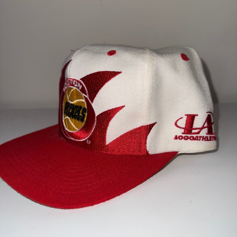 Vintage Houston Rockets Sharktooth LogoAthletic Snapback Hat NBA ...