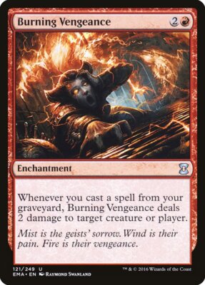 Magic the Gathering (mtg): EMA: Burning Vengeance - Foil | eBay