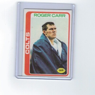 1978 Topps #195 Roger Carr Baltimore Colts VG | eBay