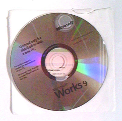 Microsoft Works 9~Installation CD~9.0~2007 | eBay