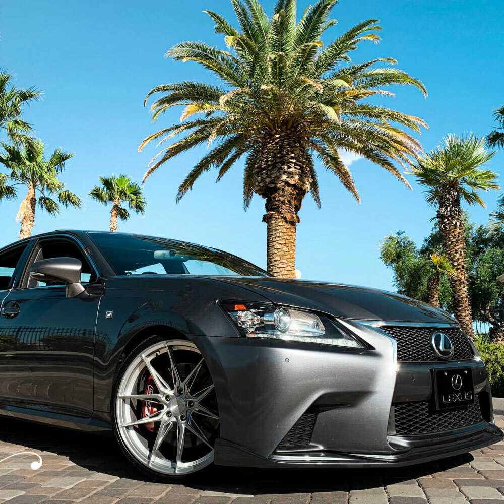 20" Vertini RFS1.8 Silver 20x9 20x10 Wheels Rims | Fits Lexus GS200 ...