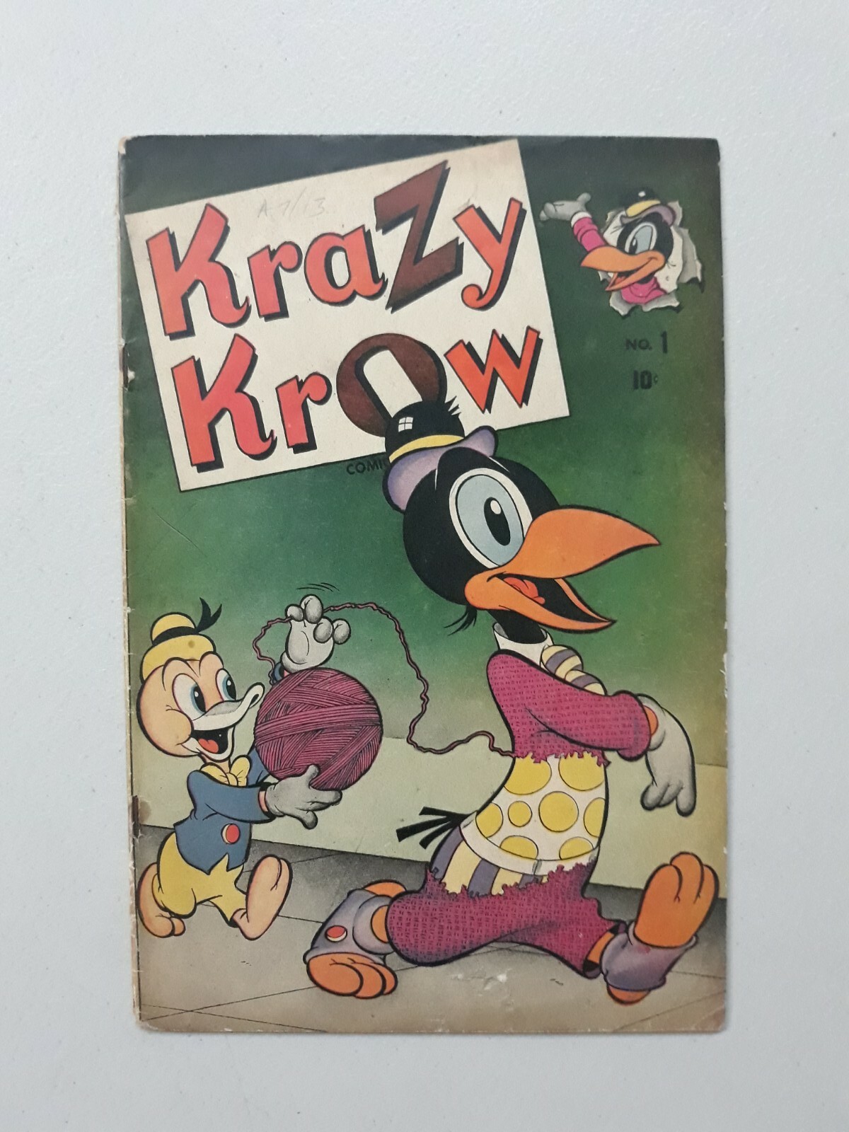 Krazy Krow 1 Timely Comics 1945 | eBay