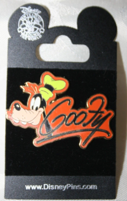 Goofy Signature Pin