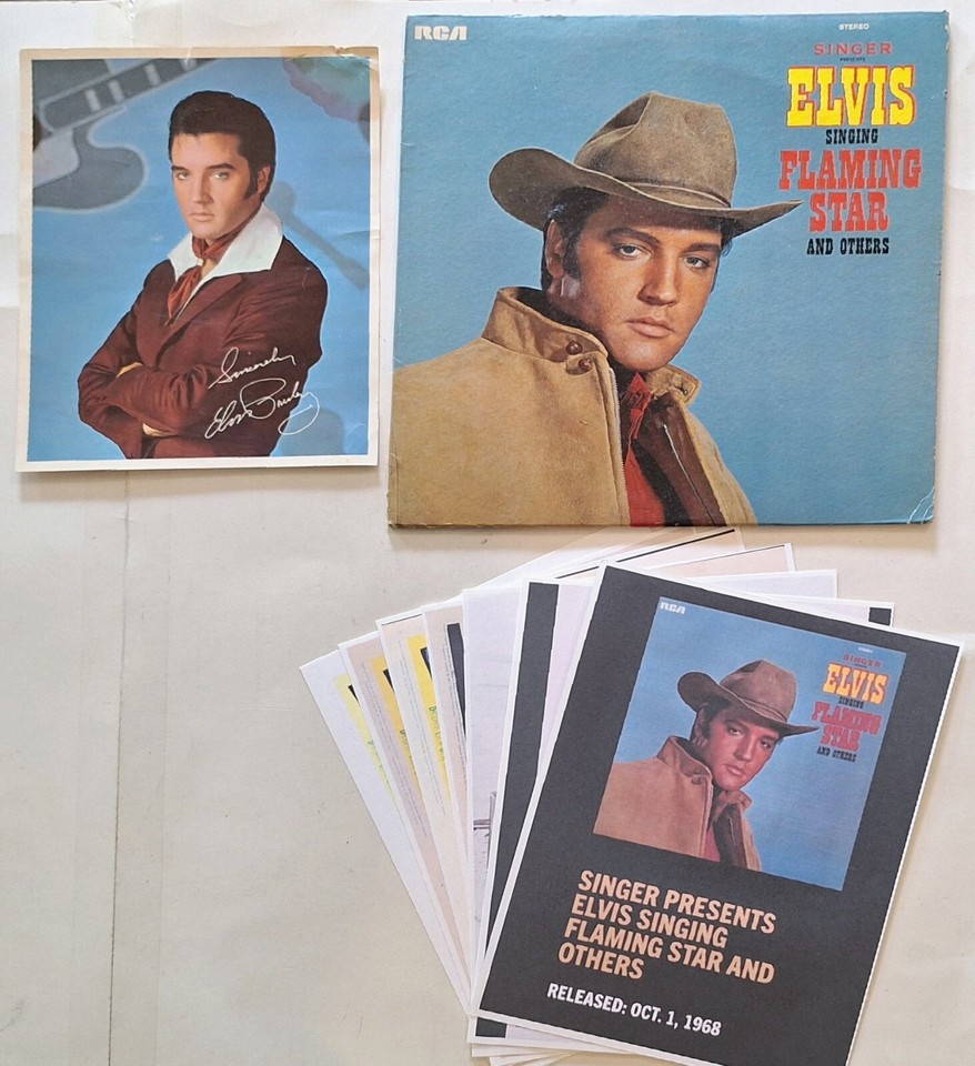 Elvis Presley, Singer presents Elvis Singing Flaming Star With Bonus ...