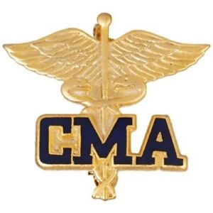 CMA Caduceus Lapel Pin Certified Medical Assistant Emblem Graduation ...