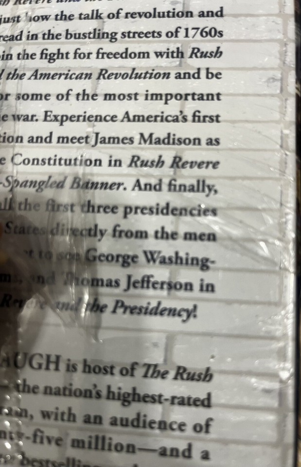 The Incredible Adventures of Rush Revere Box Book Set - SEALED ...