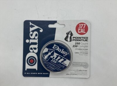 Daisy Air Gun Pellets .177 Caliber Pointed Tip 250/Pack 987777-446 | eBay