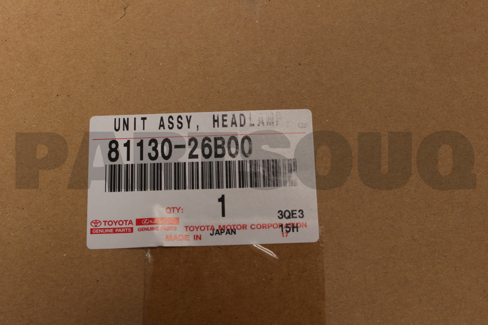 8113026B00 Genuine Toyota UNIT ASSY HEADLAMP 81130-26B00 | eBay