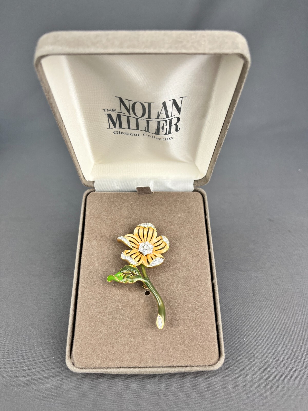 Nolan Miller Glamour Collection Garden Flower Crystal… - Gem