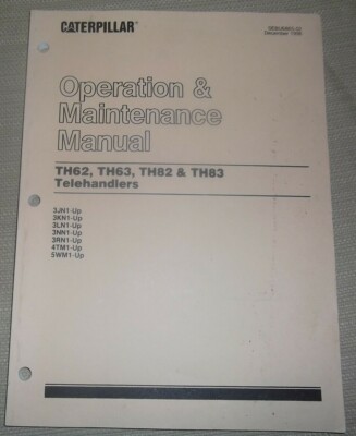 Manuals & Books - Th63 Th82 Th83