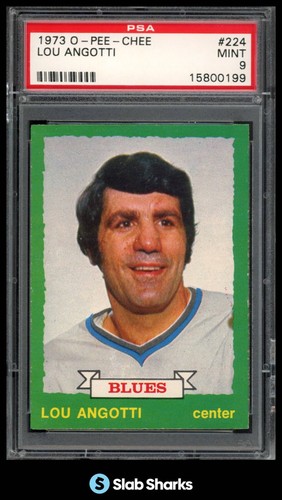 1973 O PEE CHEE #224 LOU ANGOTTI PSA 9 | eBay