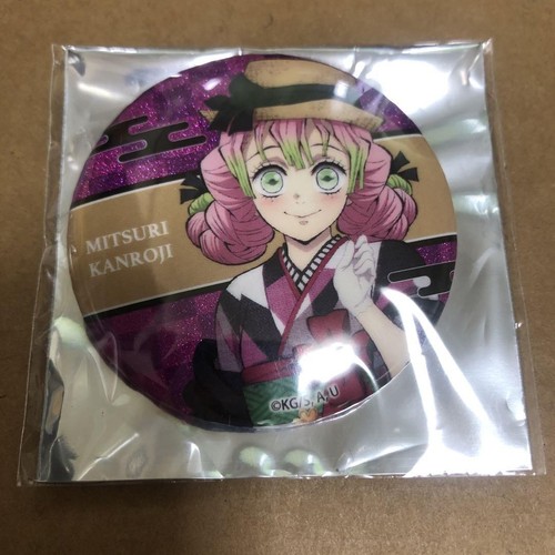 Demon Slayer Kimetsu No Yaiba Glitter Can Badge Kanroji Mitsuri Singer ...