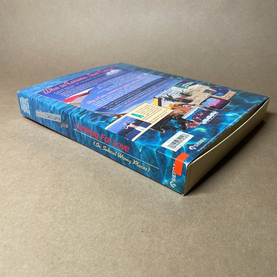 Excellent Leisure Suit Larry Looking for Love 1988 IBM Tandy PC 3.5 5. ...