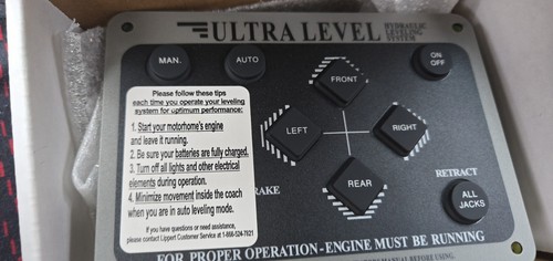 LCI Lippert 175225 Electronic Leveling System Control Panel/Touchpad | eBay