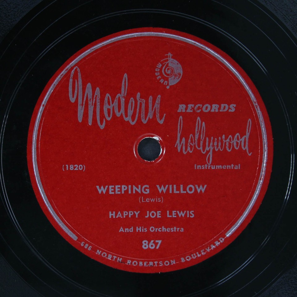 HAPPY JOE LEWIS: let's get high together / weeping willow MODERN Single ...