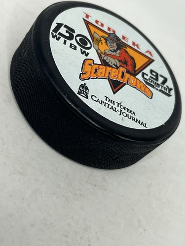 Topeka Scarecrows Hat - Fitted 6/78 Zephyr Cap - W/ Hockey Puck (FPHL ...