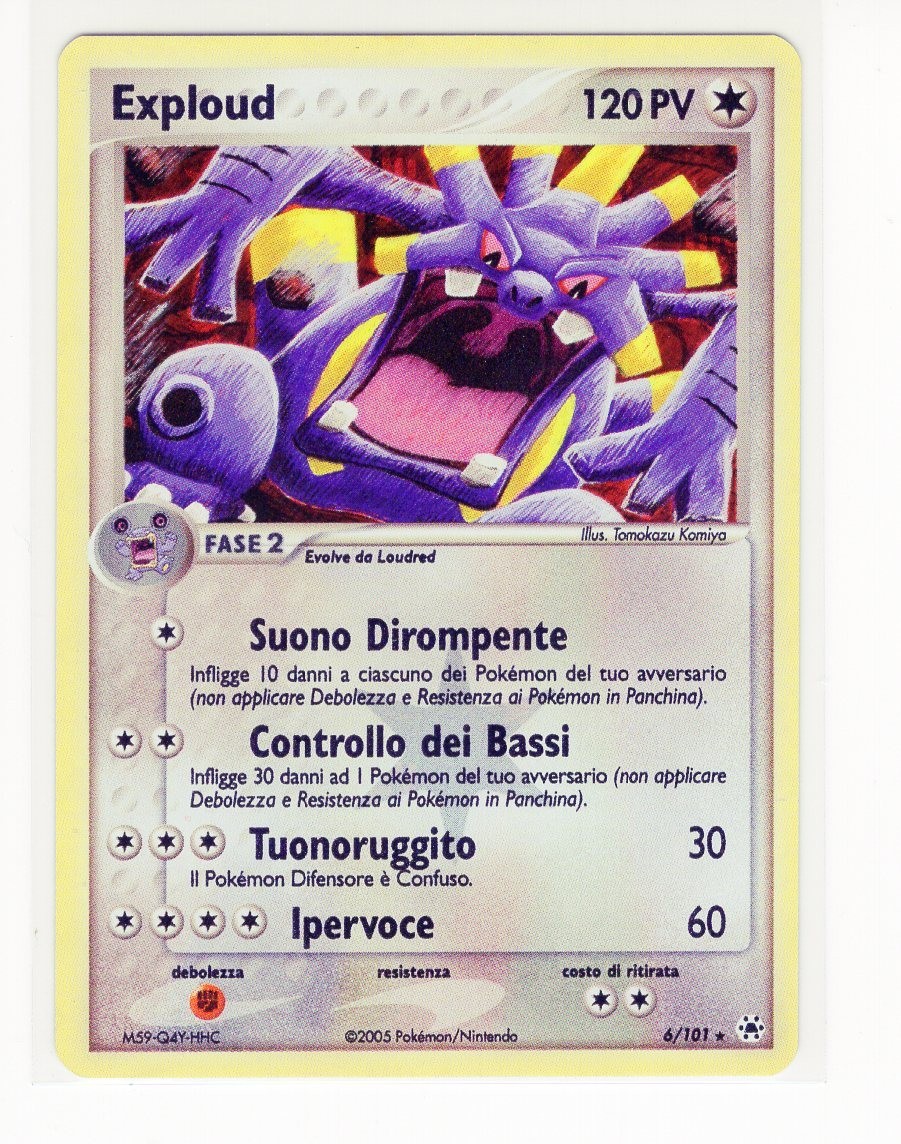 Exploud 6/101 - Rare Holo Card | Hidden Legends (ex5-6)