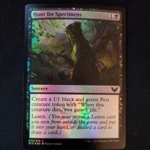 Hunt for Specimens STX MTG 73/275 FOIL COMMON M/NM | eBay