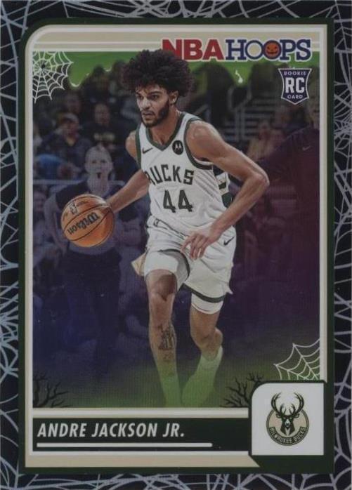 2023-24 Panini Haunted Hoops - Andre Jackson #67 Holo Webs (RC) for ...
