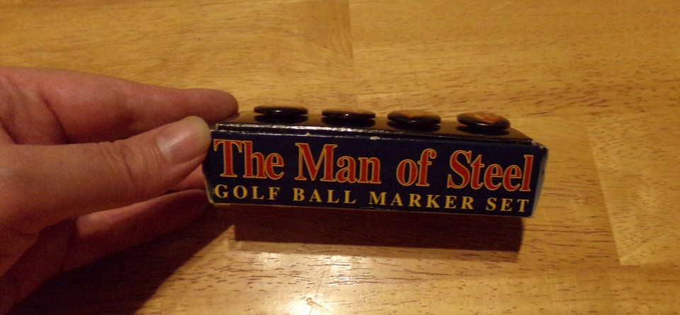 Superman The Man of Steel 4 Pc Golf Ball Marker Set Warner Bros. Studio ...