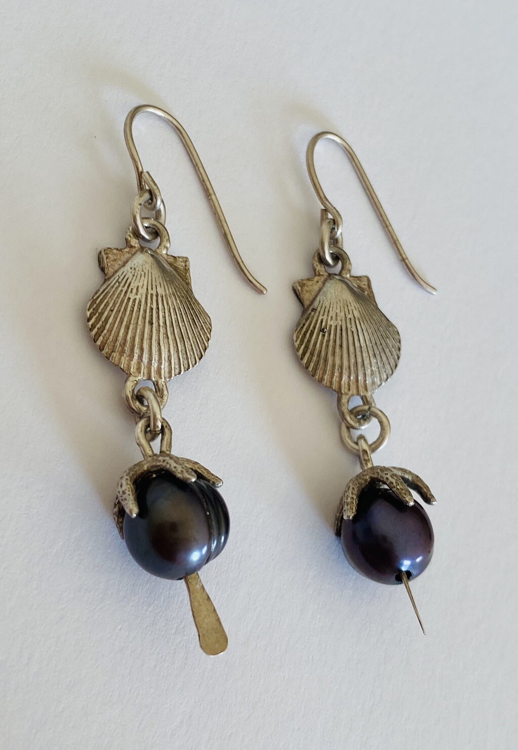 Vintage Drake Signed Sterling Silver Pearl Starfish S… - Gem