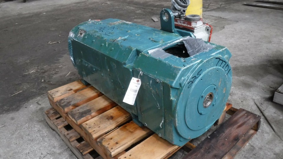 250 HP DC Unico Electric Motor, 1150 RPM, 225 Frame, DPFVBB, 500 V, EOK ...
