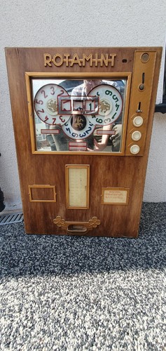Vintage German 1950s Rotamint Penny Slot Machine, 1953 | eBay UK