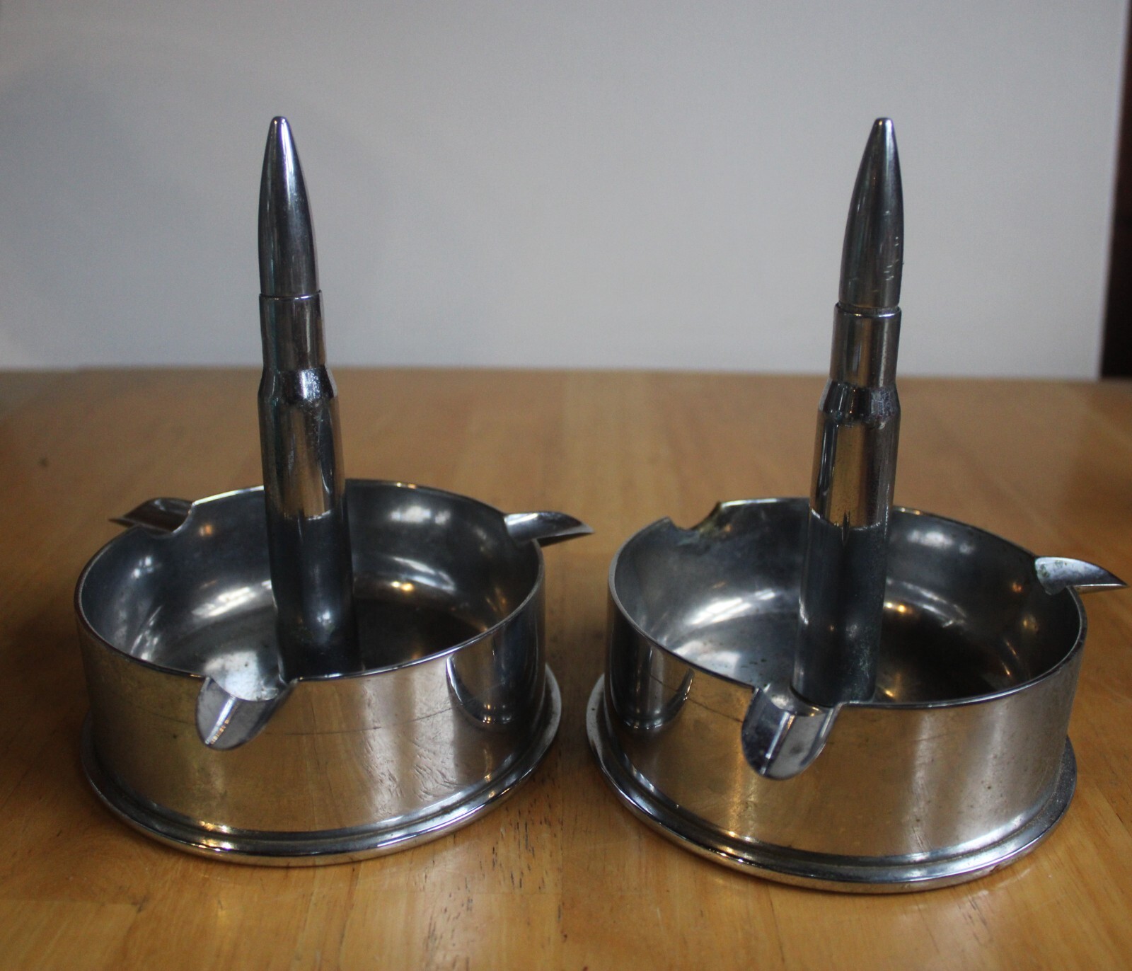 Pair of WWII metal Trenches Art Ashtray 1944 105MM (47) | eBay