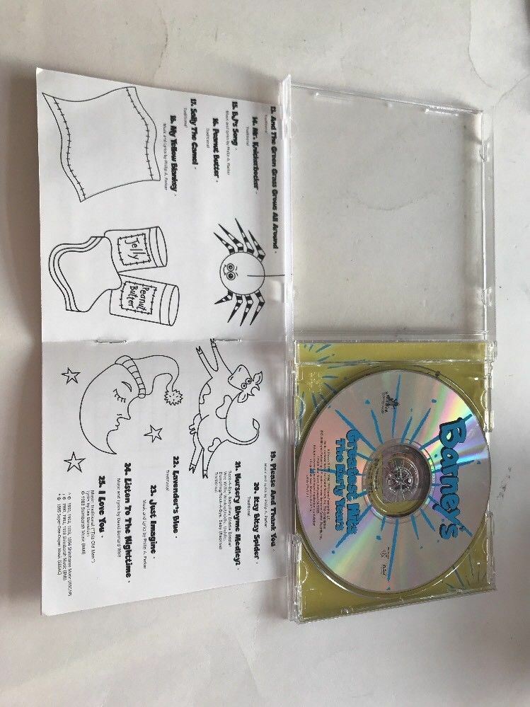 Barney's Greatest Hits: The Early Years Audio CD1993-5 Tested-Rare ...