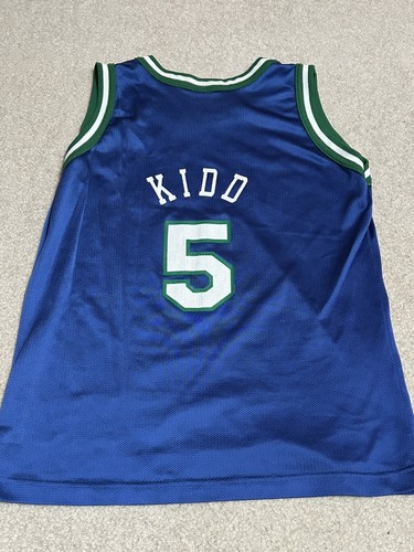 Jason Kidd Jersey Dallas Mavericks Basketball Boys Large 14-16 Vintage ...