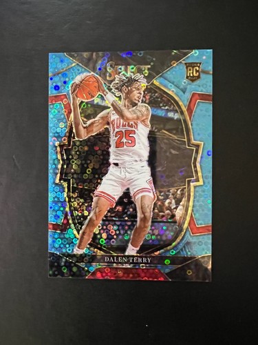2022-23 Select Dalen Terry RC Light Blue Disco Prizm #89 Bulls Rookie # ...