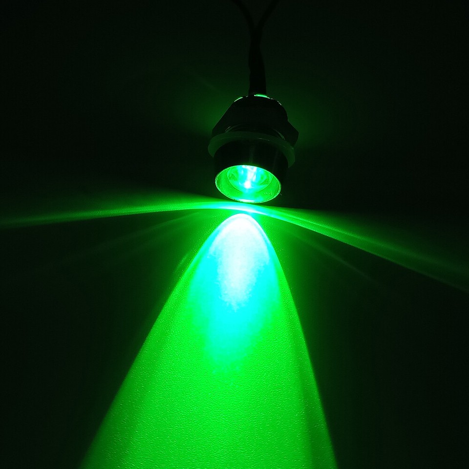 10mm 3V 6 9V 12V~220V Ultra Bright Pre-Wired LED With Holders 13mm ...