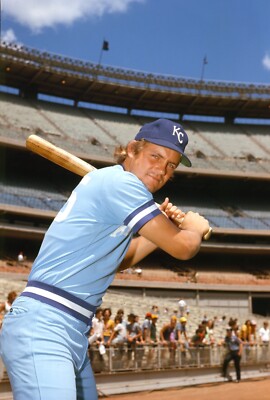 George Brett 1977 KC Royals Photo Color Negative 2.5x3.5 Crystal Clear ...