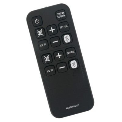 AKB73996701 Replace Remote for LG SoundPlate 240 LAP240 LAP340 LAP345C ...