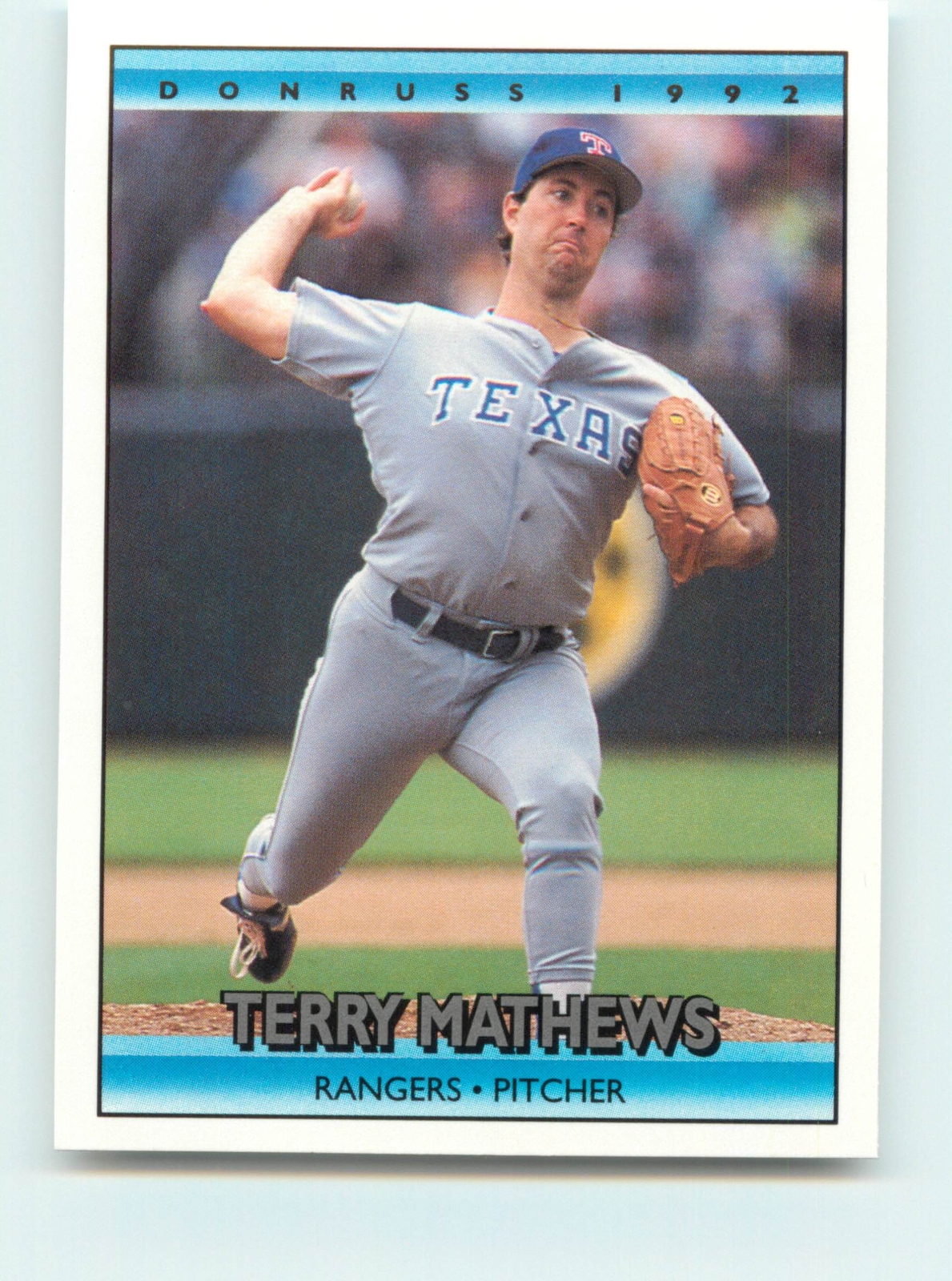 1992 Donruss #694 Terry Mathews Texas Rangers | eBay