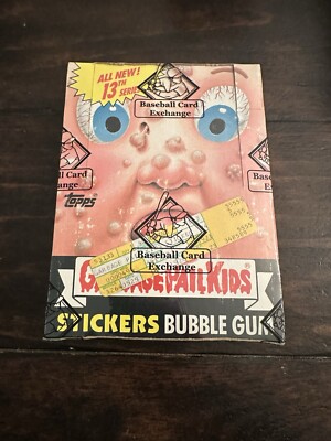 1988 Topps Garbage Pail Kids GPK Series 13 Sealed Wax Box BBCE Wrapped ...