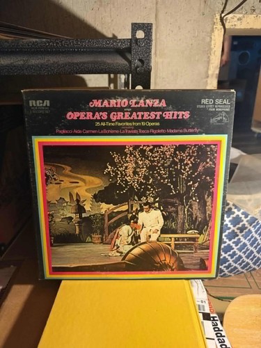 Mario Lanza - Opera's Greatest Hits 33rpm VG+ AB99 | eBay