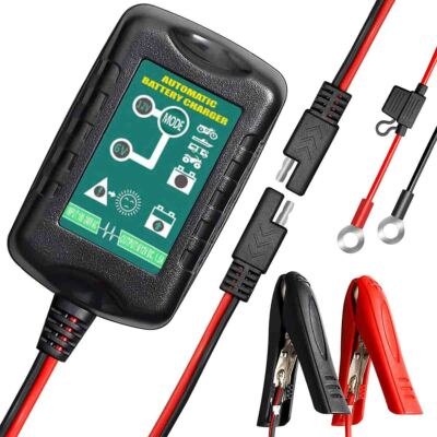 12V Battery Charger Maintainer Trickle for Harley Davidson Motorcycle ...