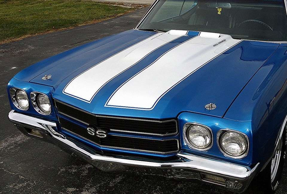 Chevy 1970 Chevelle SS Chevrolet Built Car Race Racer Vintage Model ...