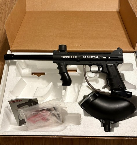 Tippmann 98 Custom Platinum Paintball Marker W/ Original Box ...
