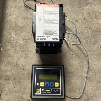 Used Square D Power Logic Power Meter 3020-PMD-32 3020-PM-620 | eBay