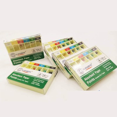 20Pack Dental Endo Root Absorbent Paper Points PP 0.02 15-40# 200pcs ...