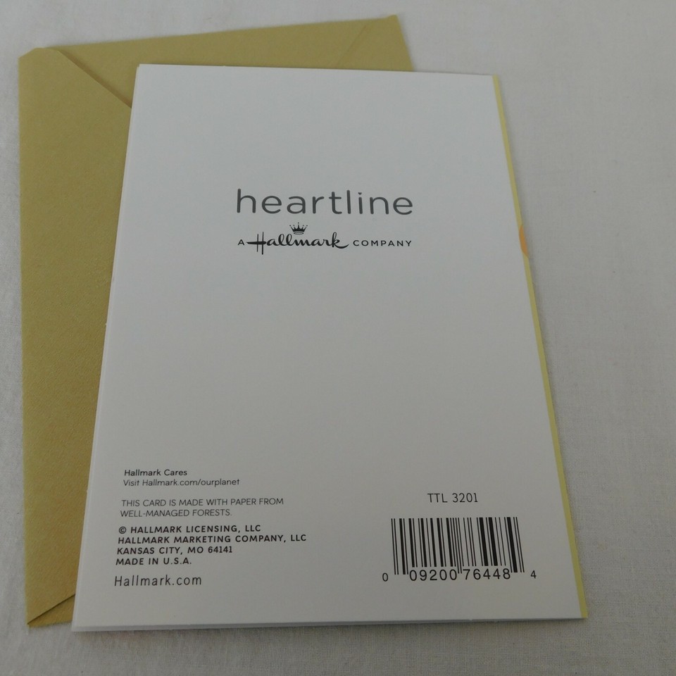 Hallmark Heartline Thanksgiving Holiday Greeting Card Brown Envelope ...
