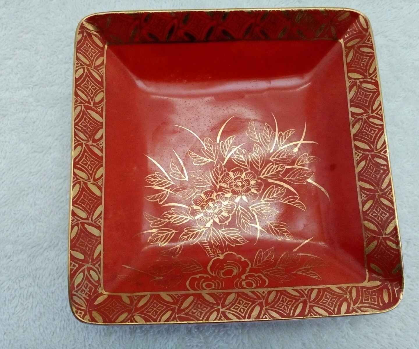 2 Vintage Trinket Tray 2 Made in Japan 5 1/2" x 5 1/4" | eBay