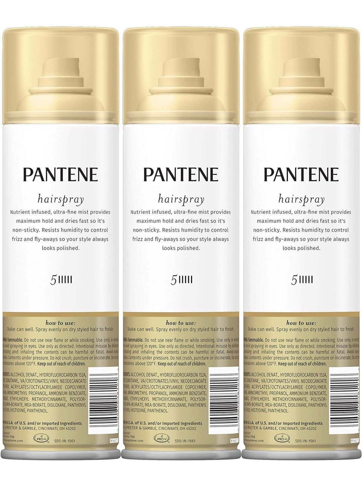 Pantene Pro-V Hairspray #5 Maximum Hold Texture Finish 11 Fl Oz. Each ...