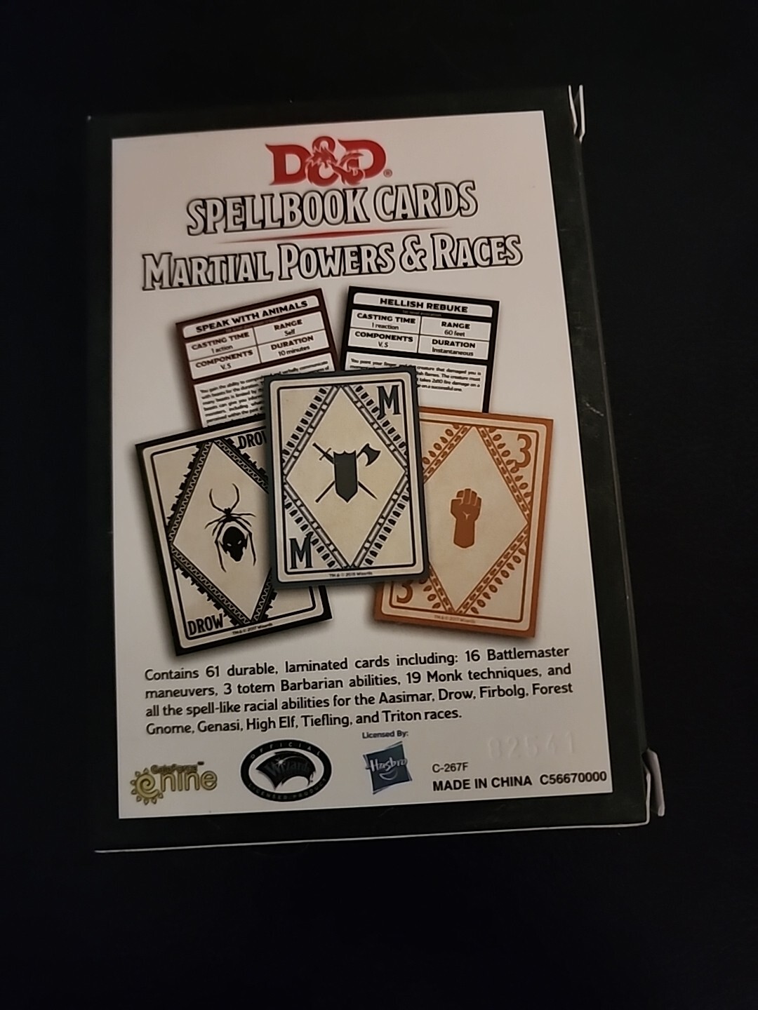 Gale Force Nine D&d Martial Powers & Races Spellbook Cards Version 3 ...